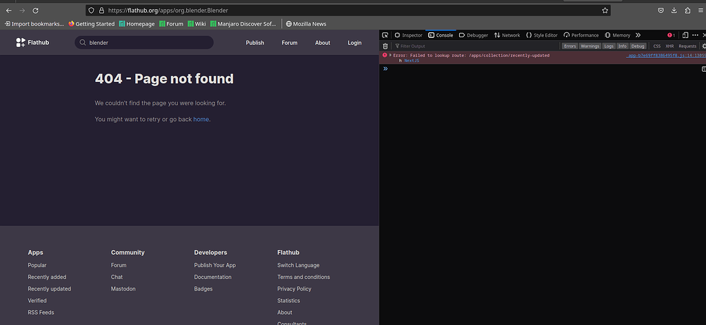 Problem with links search field - Site Help and Feedback - Flathub Discourse