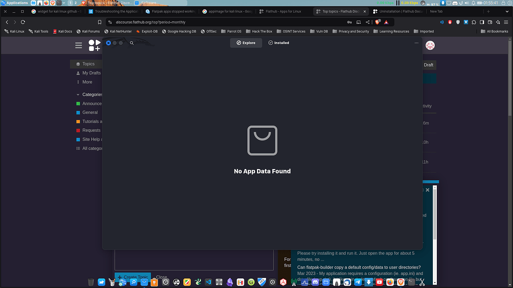 No app data found - Flathub Discourse
